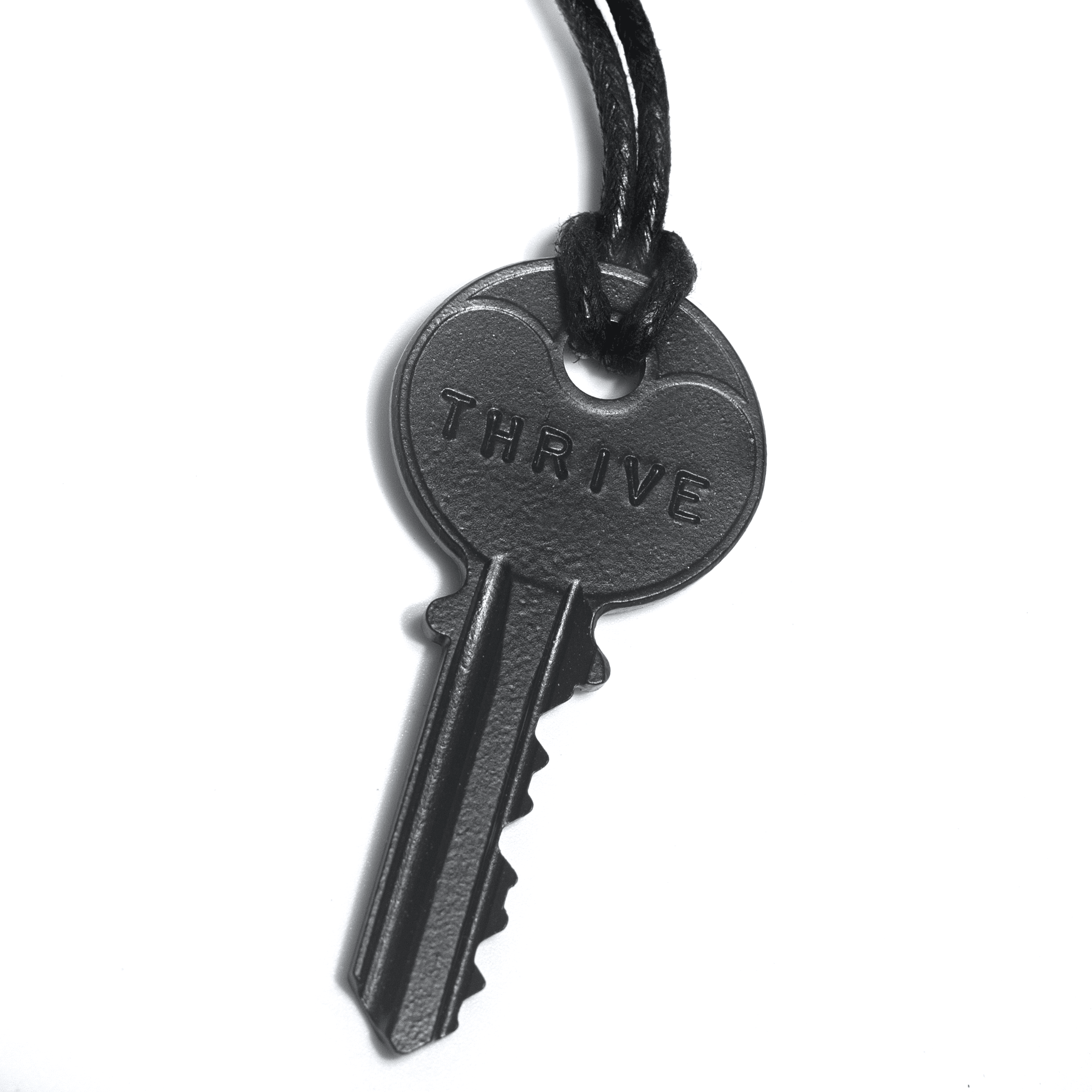 Engrave Custom Matte Black Key Jewelry Collection | The Giving Keys
