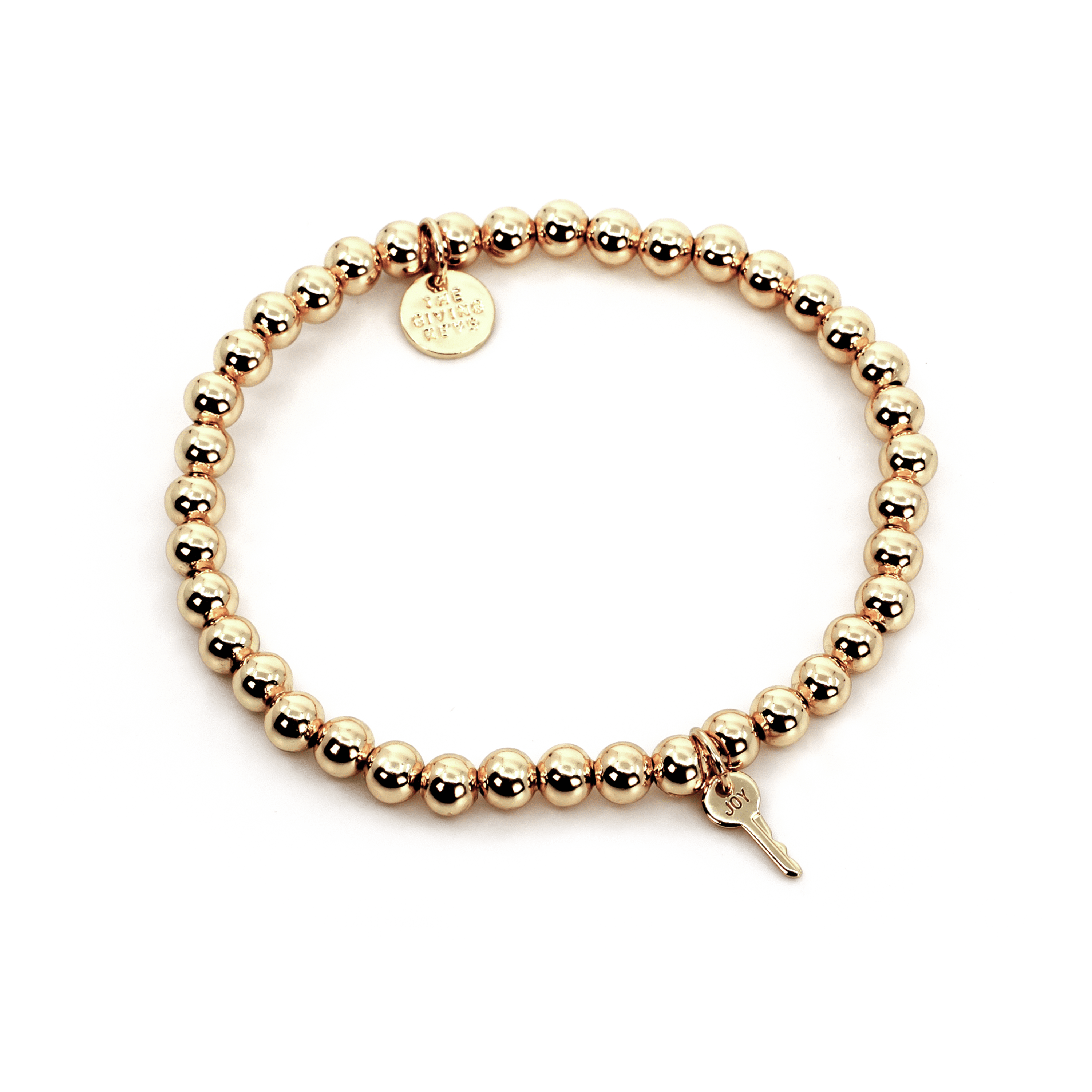 Shop Engraved Word Key Bracelet Collection | The Giving Keys