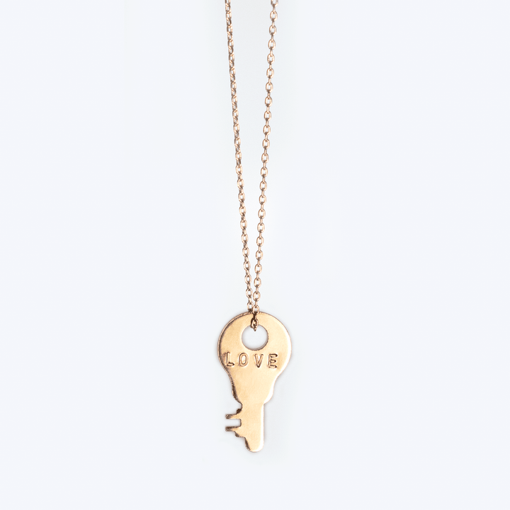 Shop Customizable Word Dainty Key Jewelry Collection | The Giving Keys