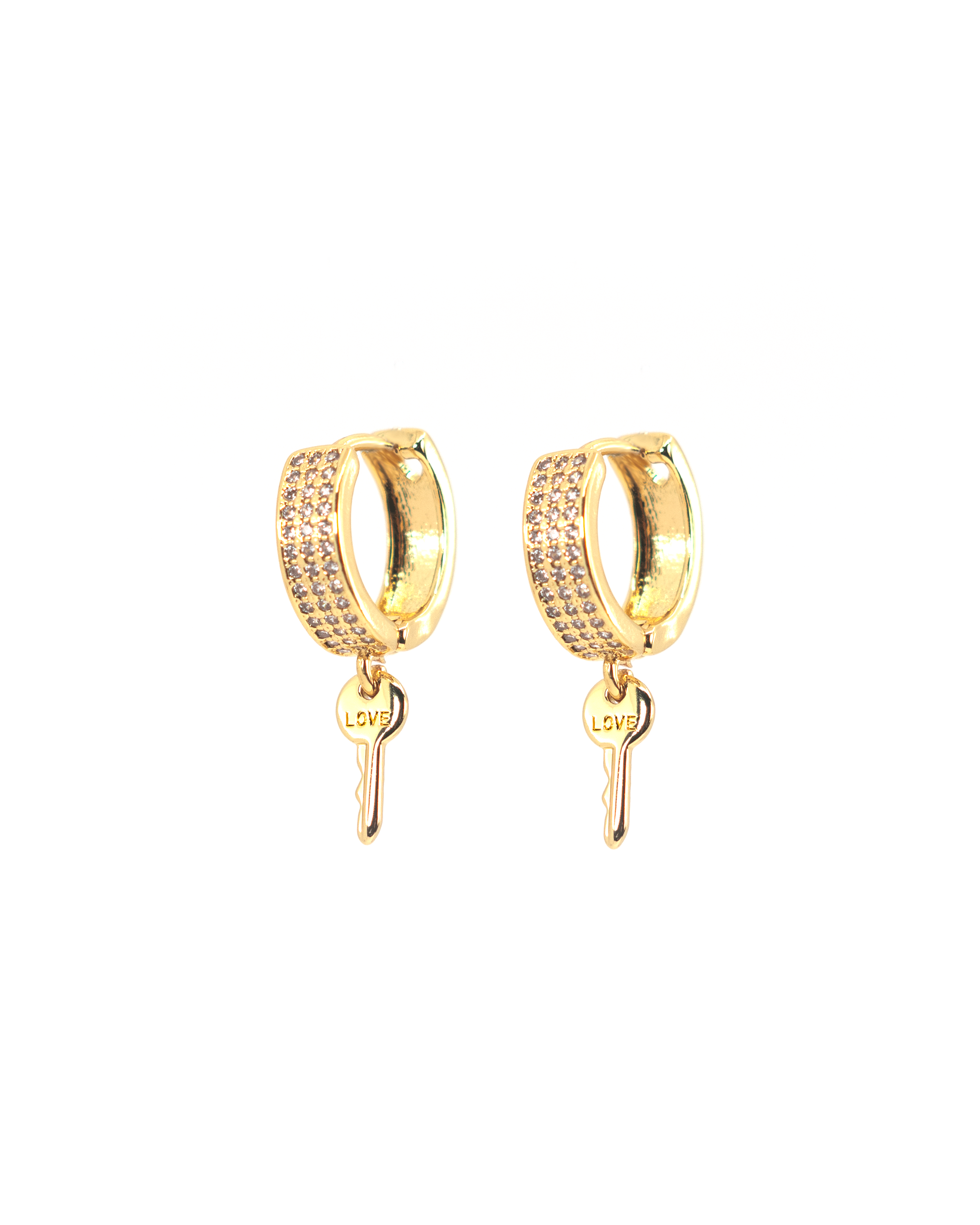 Shop Engraved Earrings Collection | The Giving Keys