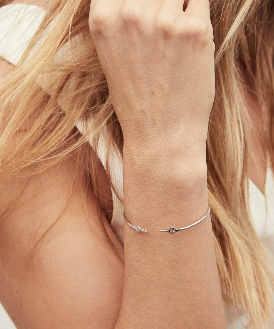 Shop Engraved Word Key Bracelet Collection | The Giving Keys